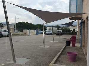 Mât pour voile d'ombrage